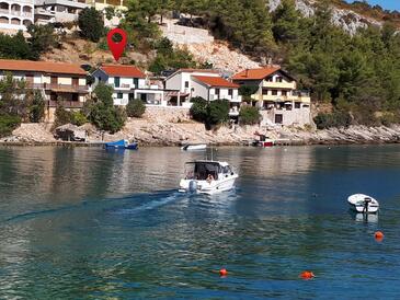 Ferienhaus Mit Parkplatz Im Robinson Crusoe Stil Bucht Prapatna, Hvar - 25374 - Jelsa